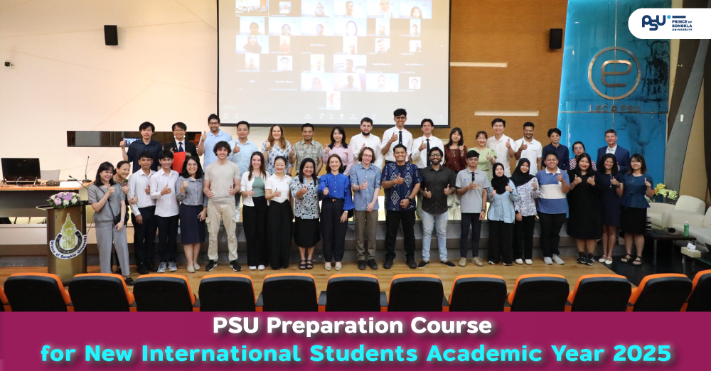 PSU Preparation Course for new international students, Academic Year 2025