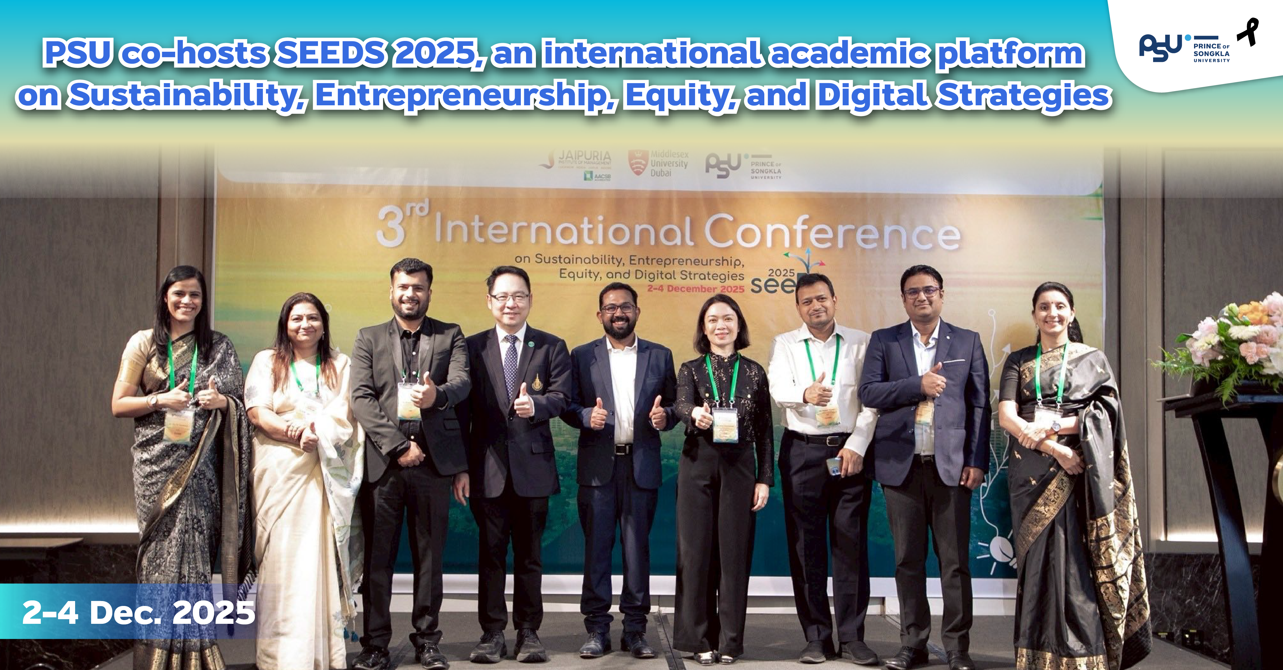 PSU co-hosts SEEDS 2025, an international academic platform on ...