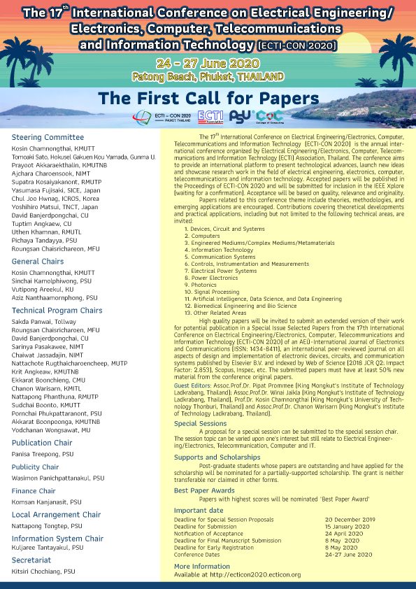 The 17th International Conference on Electrical Engineering/Electronics ...